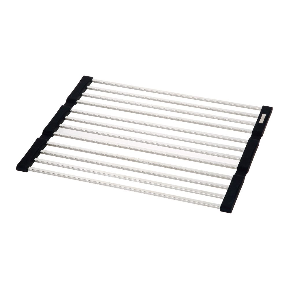Stainless Steel Roll Up Dish Drying Rack | YBM Home