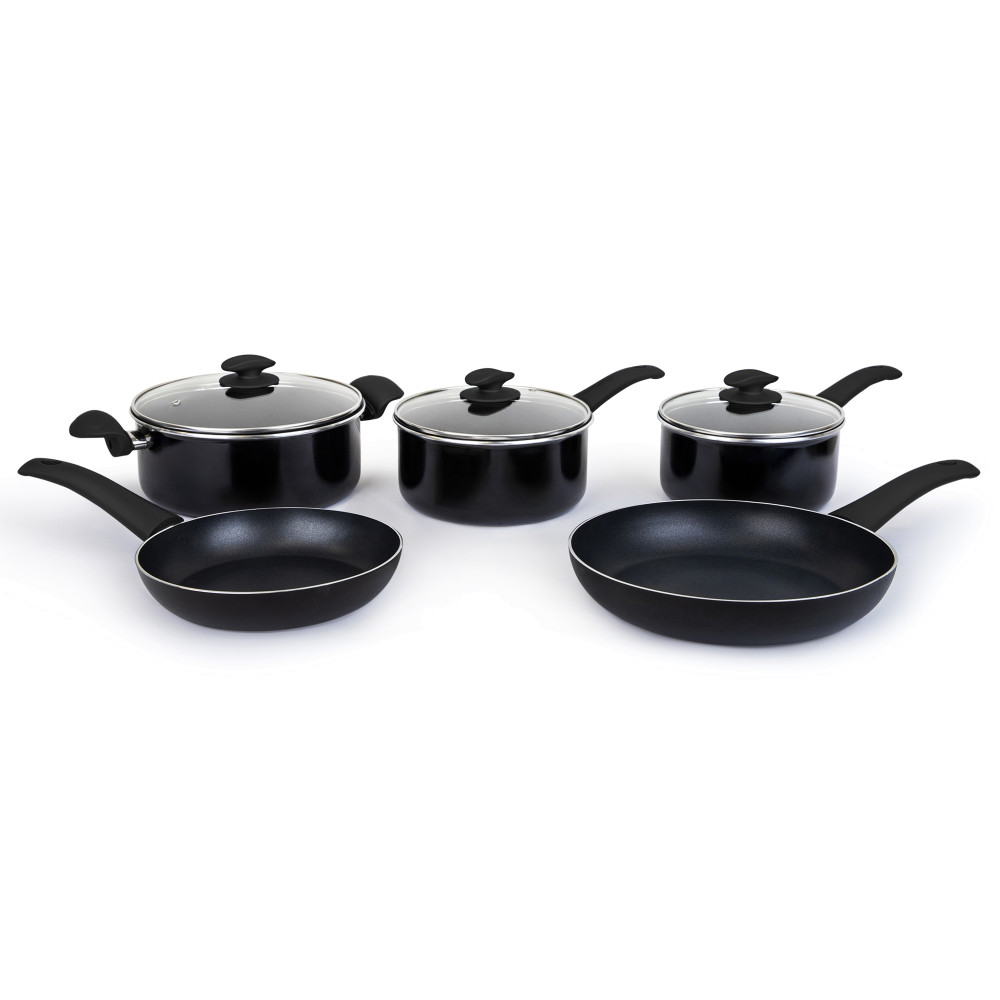 Classic Aluminum Nonstick 8-Piece Cookware Set Induction Compatible ...
