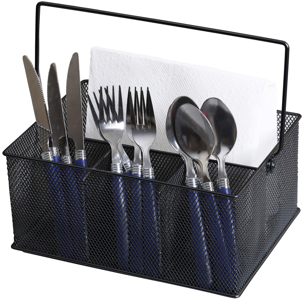 Mesh Utensil Caddy - Mesh Collection - Organization | YBM Home