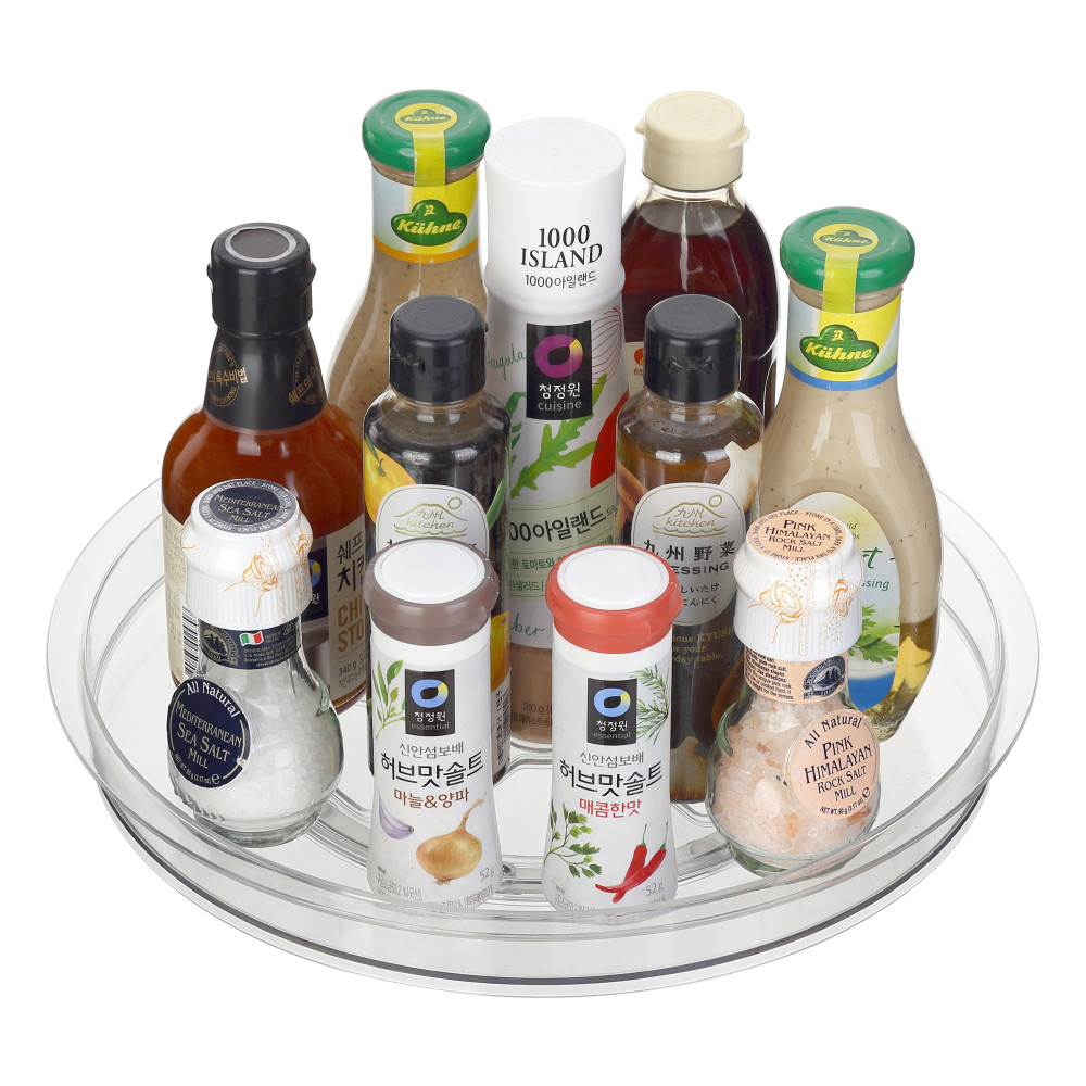 Plastic Rotating Lazy Susan Turntable | YBM Home