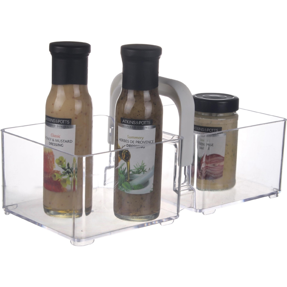 Condiment Organizer Bin with Handle | YBM Home