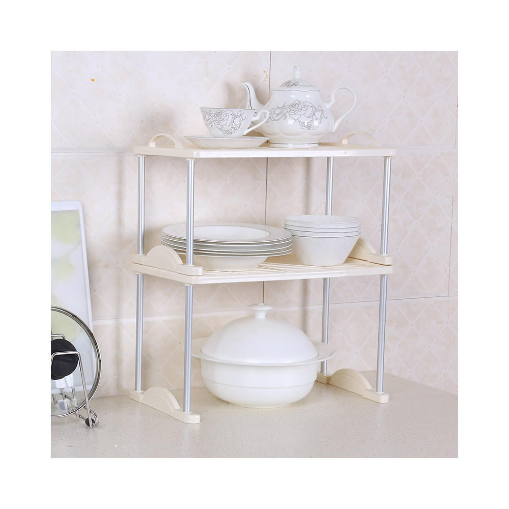 2 Tier Shelving Storage Unit | YBM Home