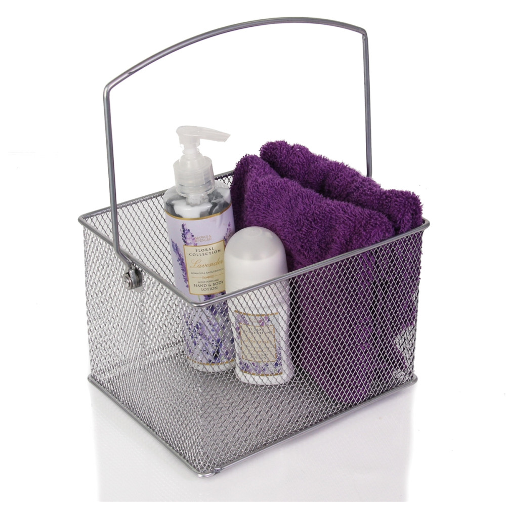 Mesh Food Storage Basket with Handle - Mesh Collection - Organization ...