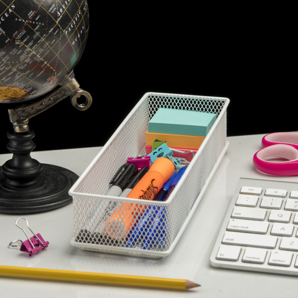 White Mesh Drawer Organizer - 12 Pack - Mesh Collection - Organization ...