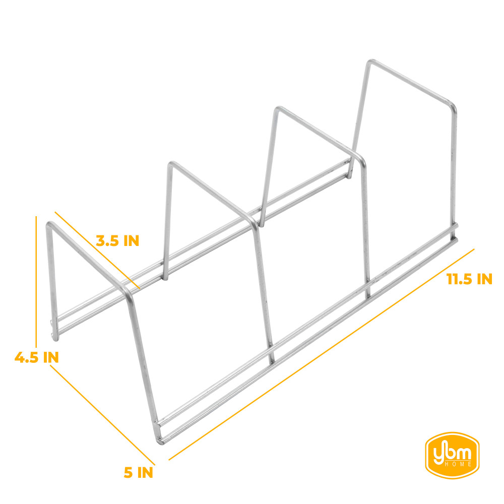 Plate Rack Helper Shelf Organizer | YBM Home