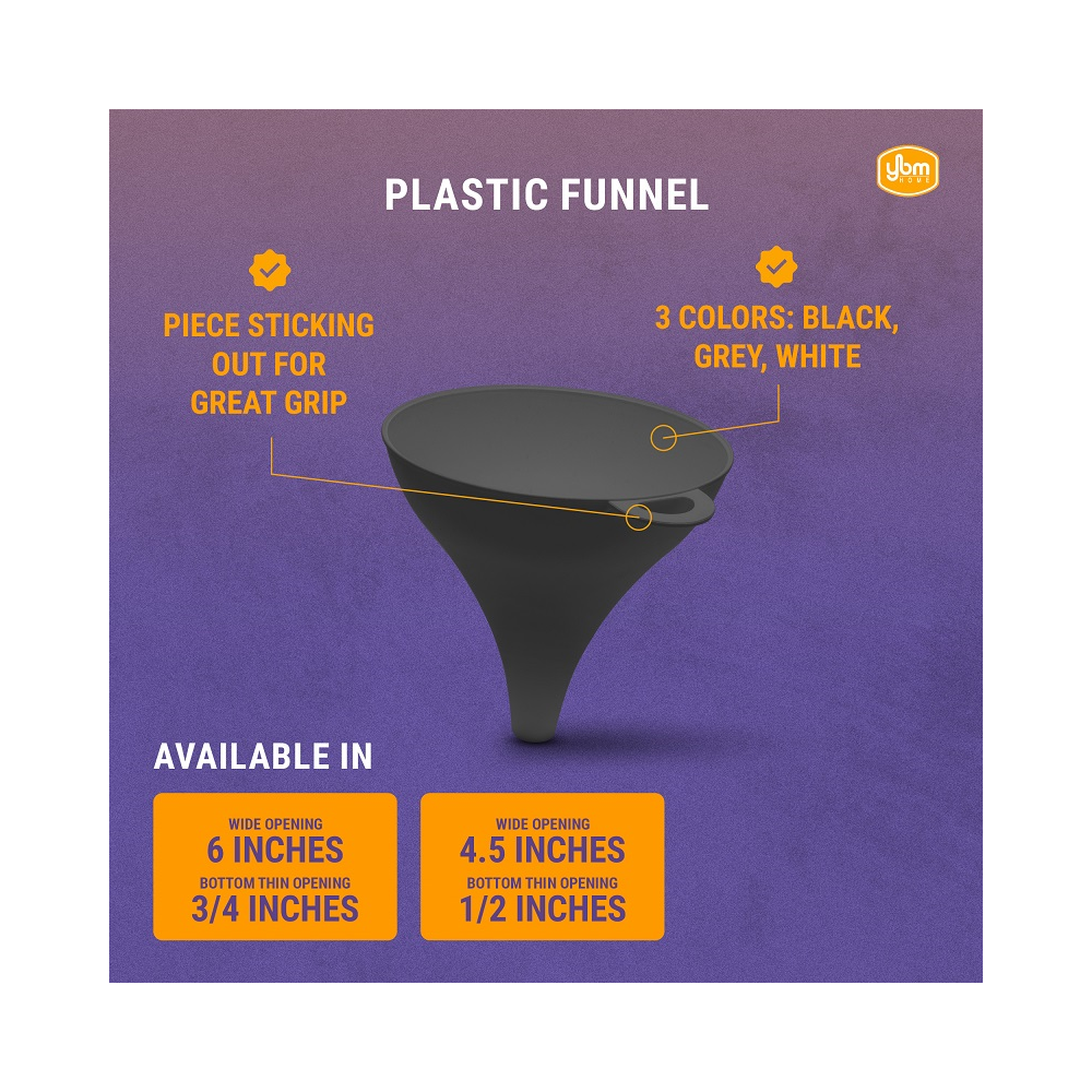 Large Plastic Funnel | YBM Home