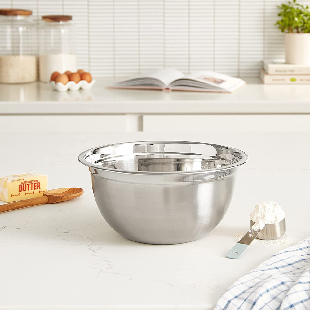Deep Professional Stainless Steel Mixing Bowl - Mixing Bowls ...