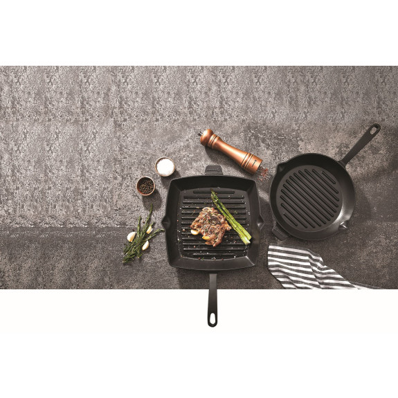 Korkmaz Nonstick Rectangular Grill Fry Pan - Kitchen | YBM Home