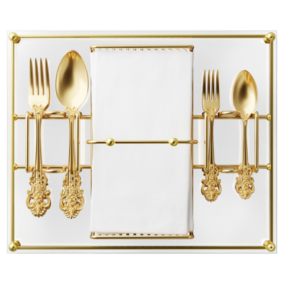 Acrylic Cutlery Holder | YBM Home