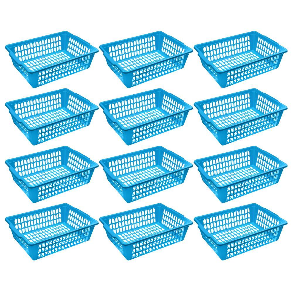 Small Plastic Letter Basket 16.25 x 11.5 x 4.5, 12 Pack | YBM Home